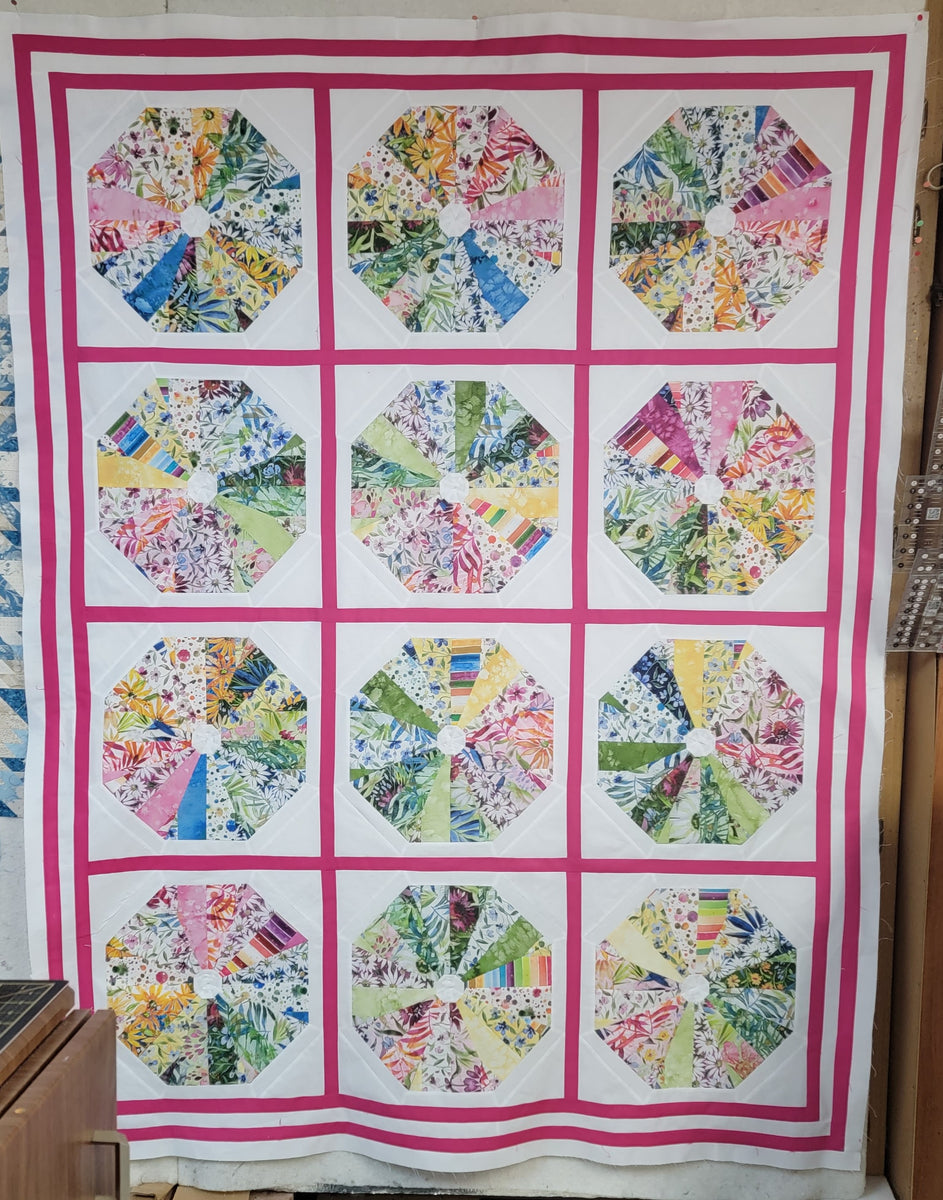 MERRILY WE ROLL ALONG QUILT PATTERN – 3 Dudes Quilting Designs
