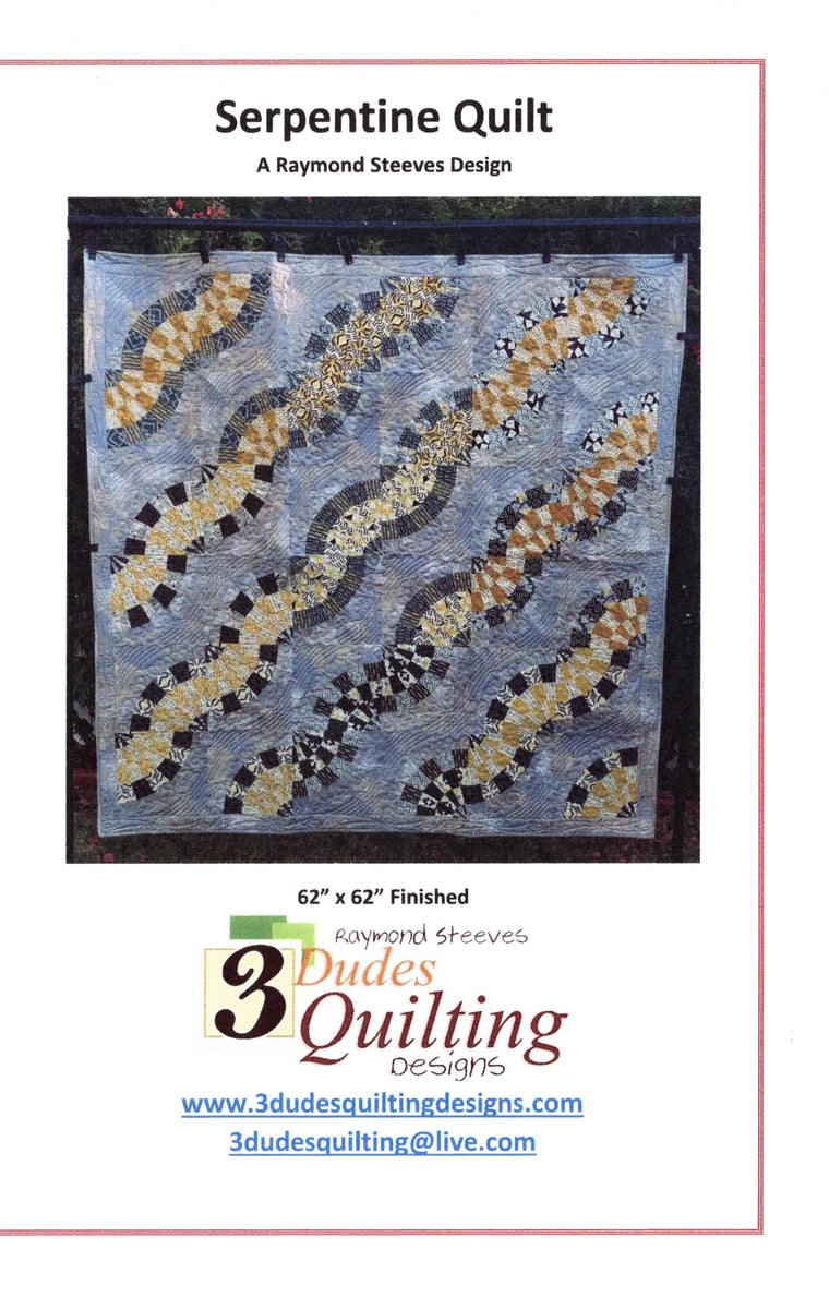 Serpentine Quilt – 3 Dudes Quilting Designs